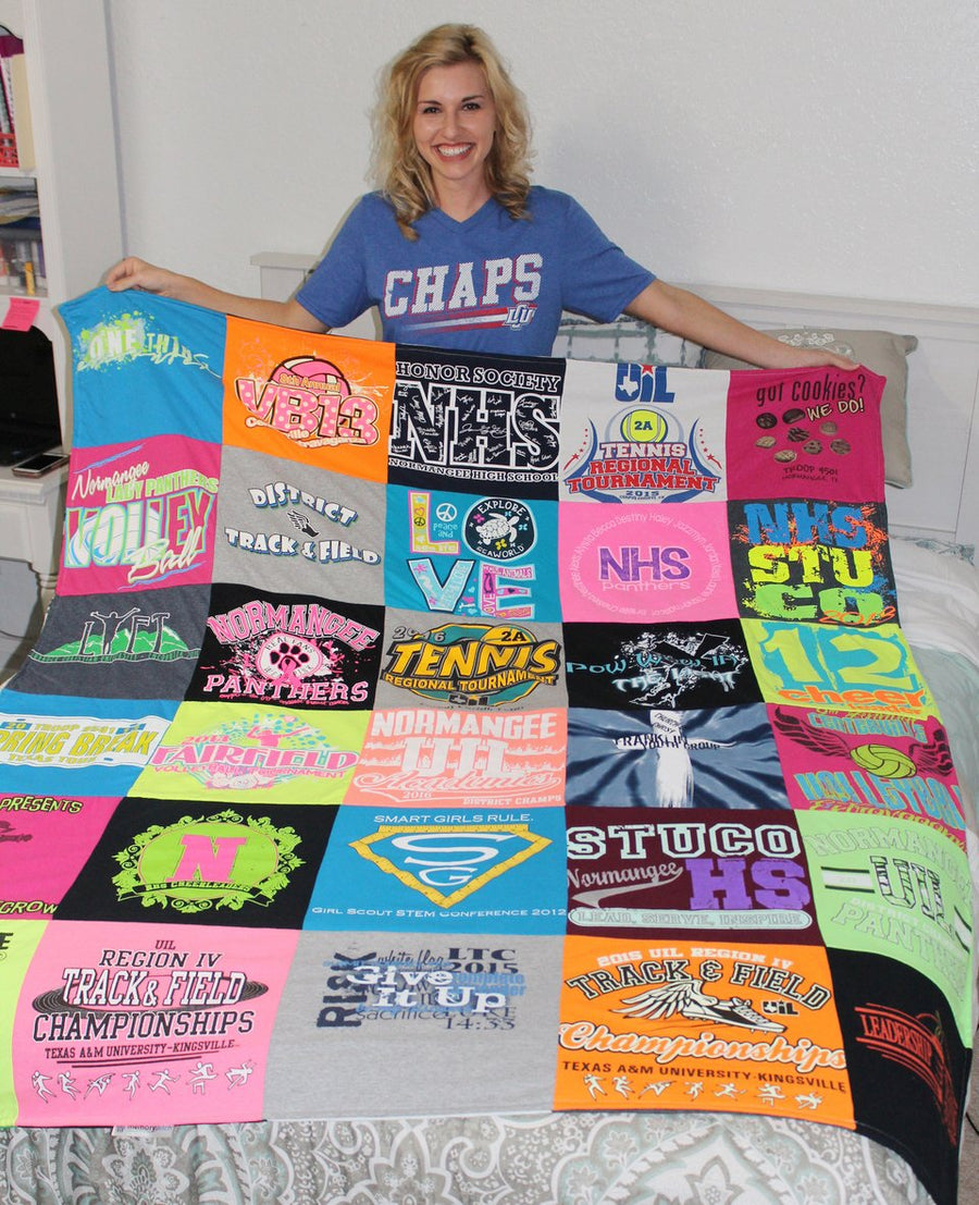 Double-Sided T-Shirt Quilts | Buy Double-Sided Tee Shirt Quilts ...
